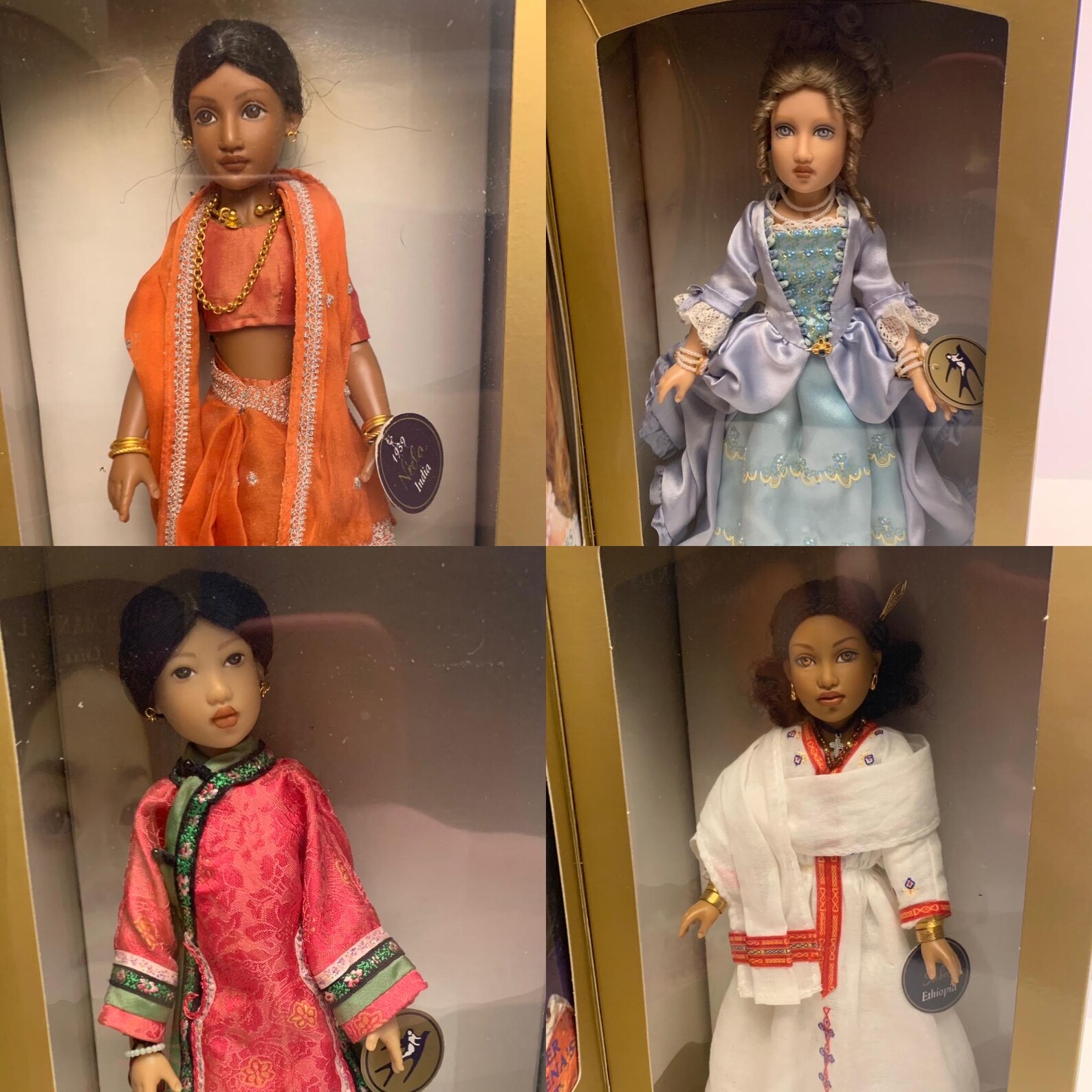 Vintage American Girl~girls of Many Lands~ Book, Box & Stands Included ...