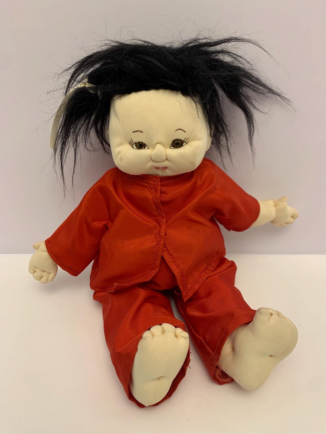 Rice Paddy Babies Soft Sculpture Girl Doll Vintage 1984 12" Nice ...
