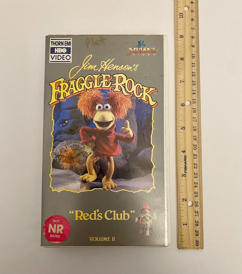 Fraggle Rock Red’s Club Volume II VHS Tape Muppet Home Video Clamshell ...