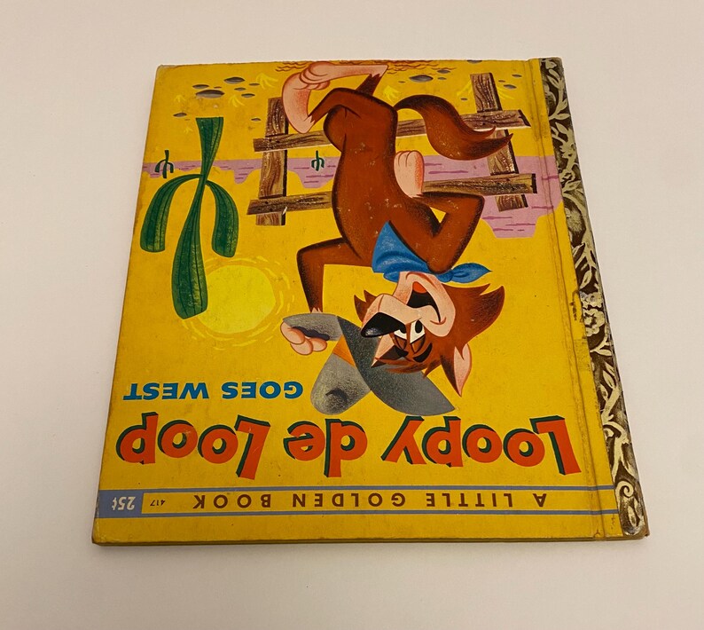 Vintage A Little Golden Book Loopy De Loop Goes West 1960 by Kathryn ...