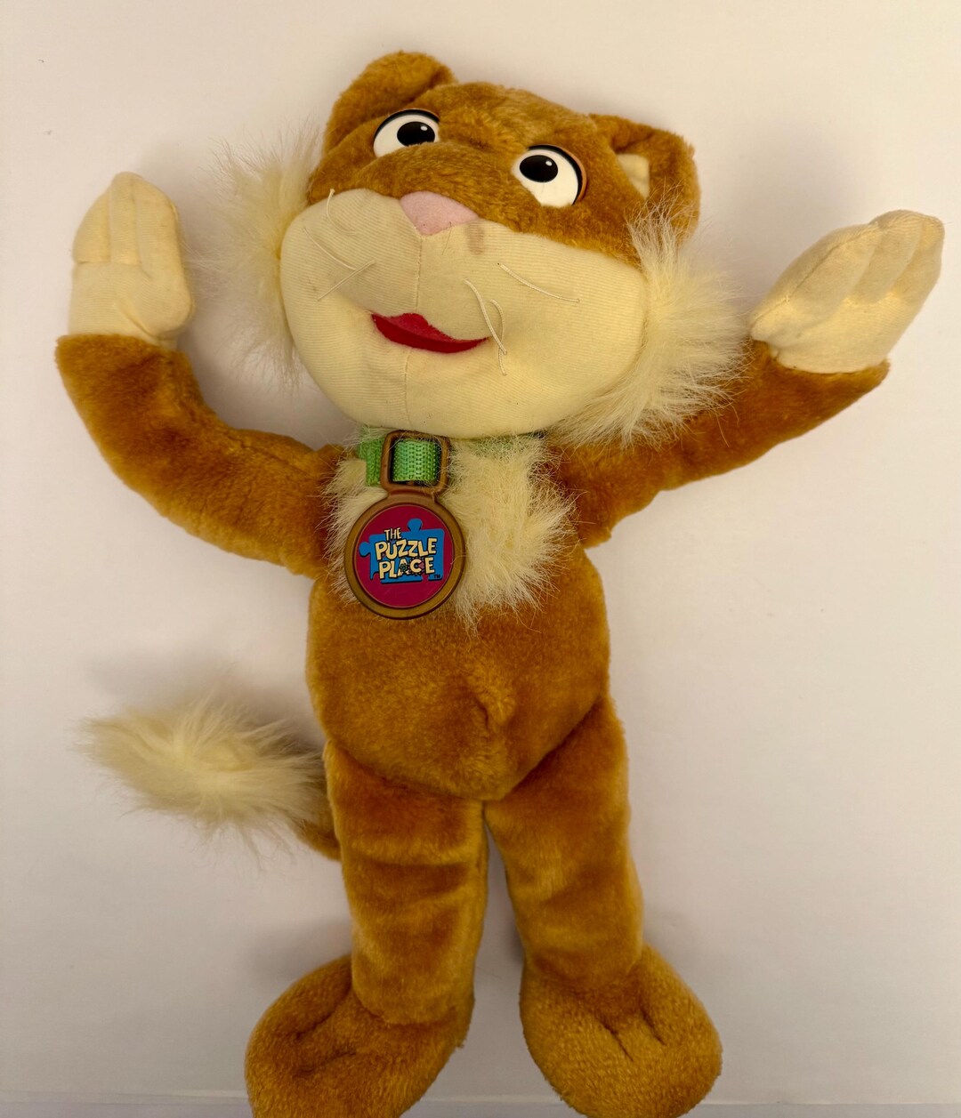 Vintage 1994 the Puzzle Place Sizzle Cat 14" Plush Fisher Price Rare ...