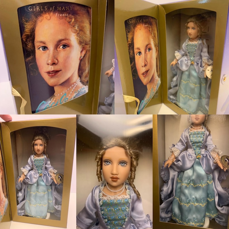 Vintage American Girl~girls of Many Lands~ Book, Box & Stands Included ...