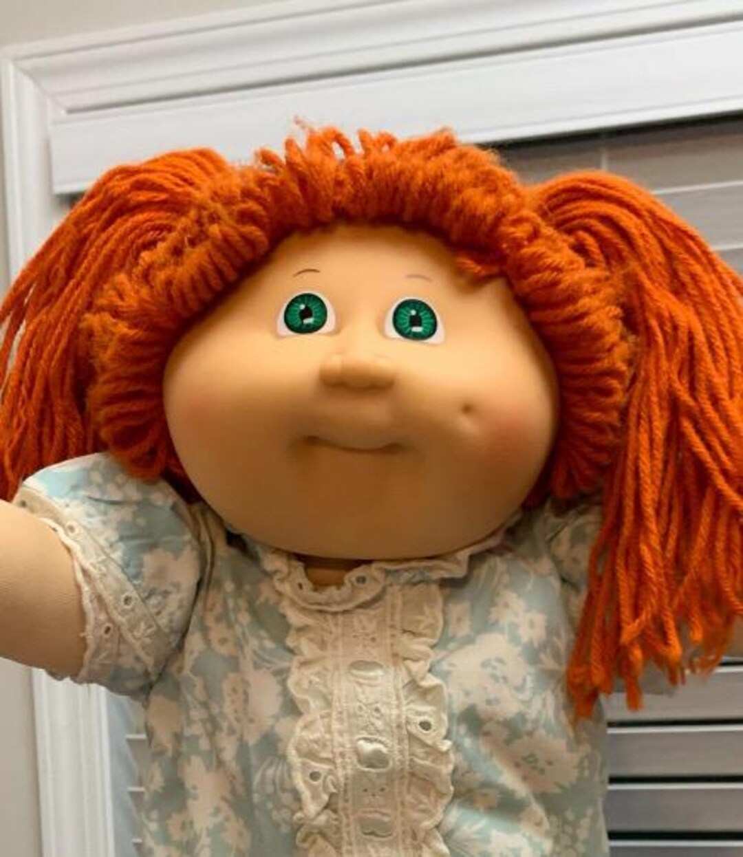 Vintage Cabbage Patch Kid Head Mold #3 Red Hair & Green Eyes 85’ P ...