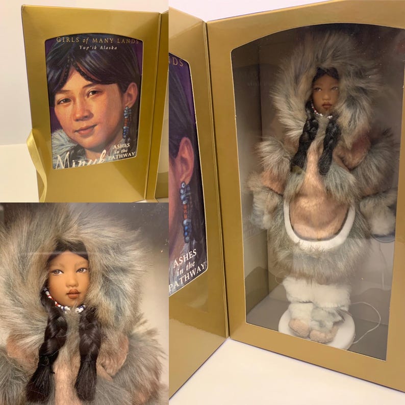 Vintage American Girl~girls of Many Lands~ Book, Box & Stands Included ...