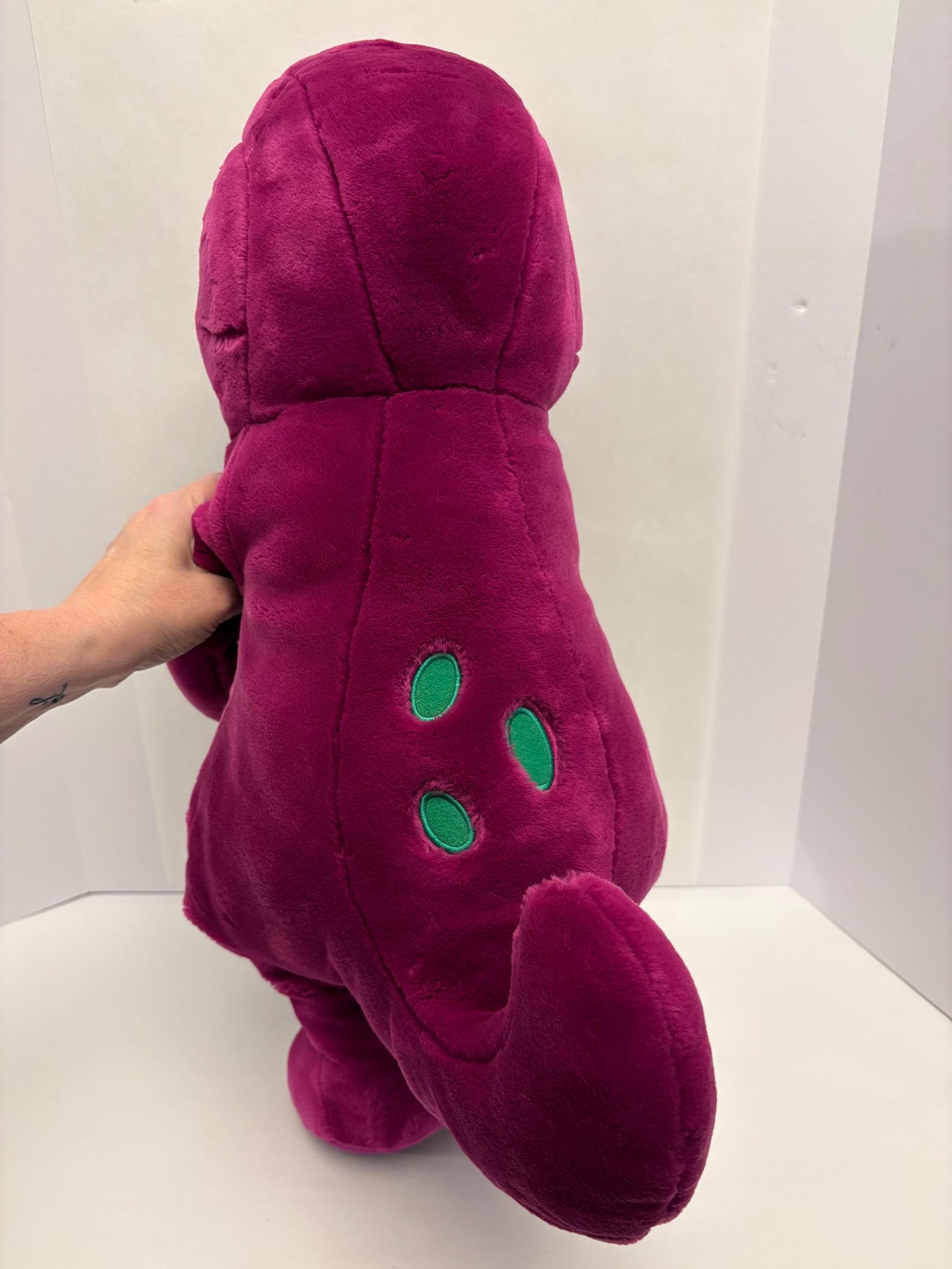 Vintage Lyons 26” Jumbo BARNEY the Purple Dinosaur 1993 Plush EUC - Etsy