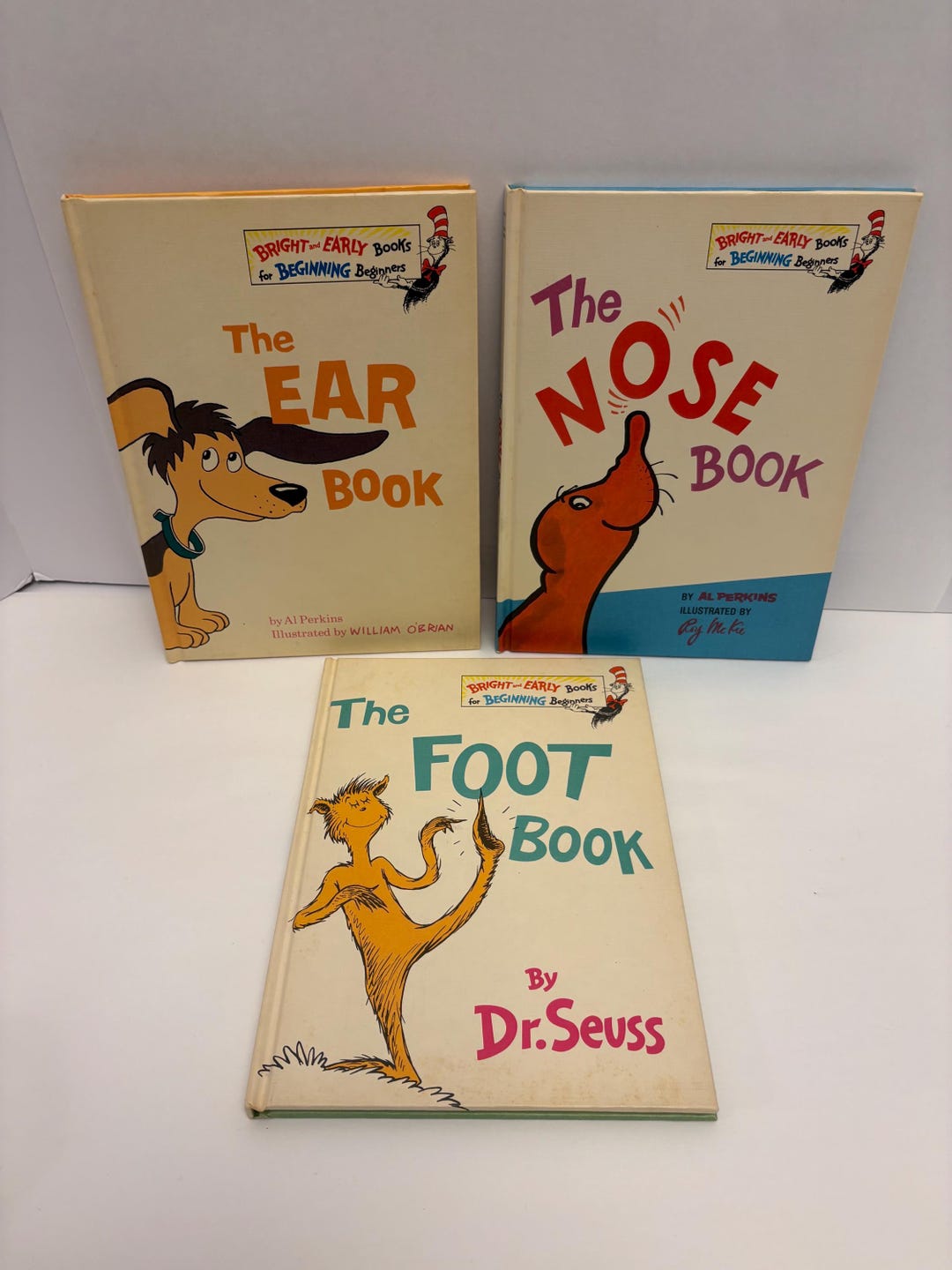 Vintage Dr. Seuss Books Ear, Nose, Foot Books First Editions - Etsy