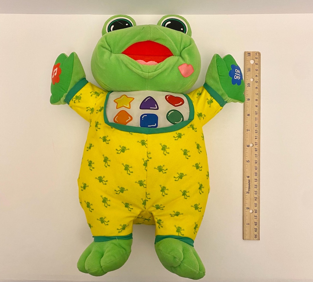 Vintage 1999 Leapfrog Baby Tad Hug and Learn Talking Frog Tested ...