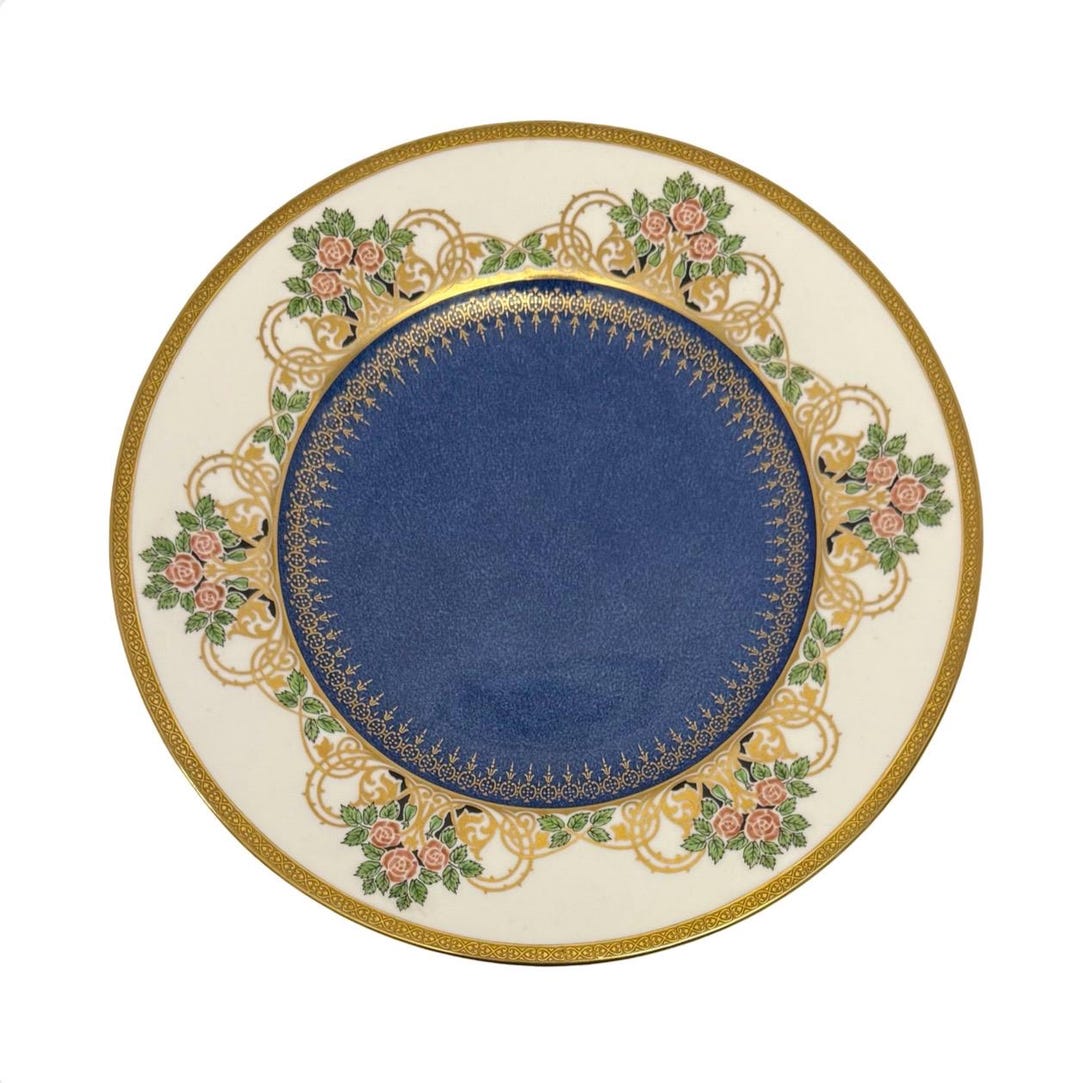 Vintage Wedgwood “manilla” Pattern Dinner Plate (1) Rare Pattern HTF (E ...