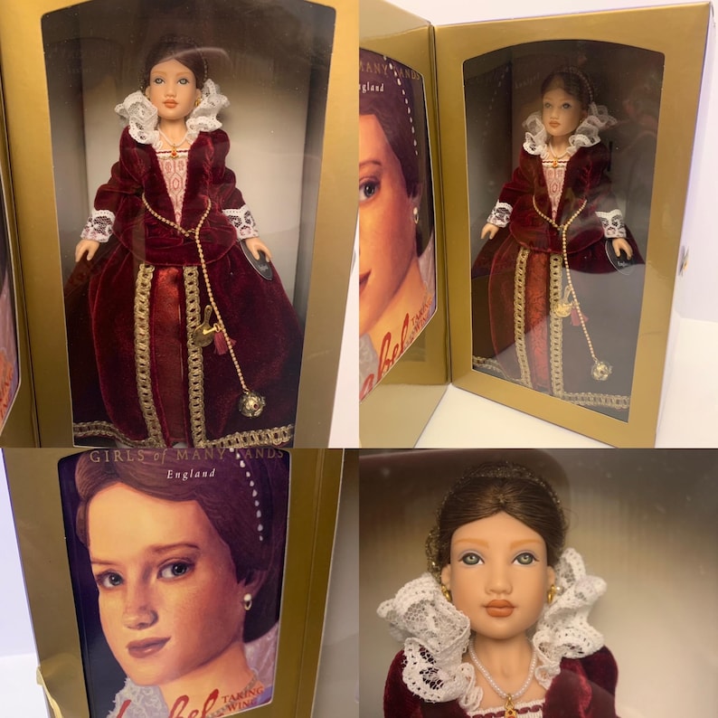 Vintage American Girl~girls of Many Lands~ Book, Box & Stands Included ...