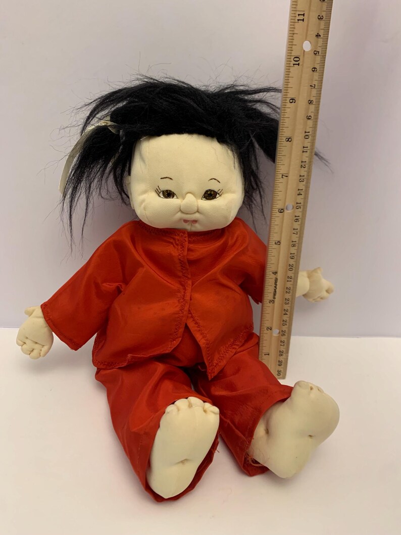 Rice Paddy Babies Soft Sculpture Girl Doll Vintage 1984 12" Nice ...