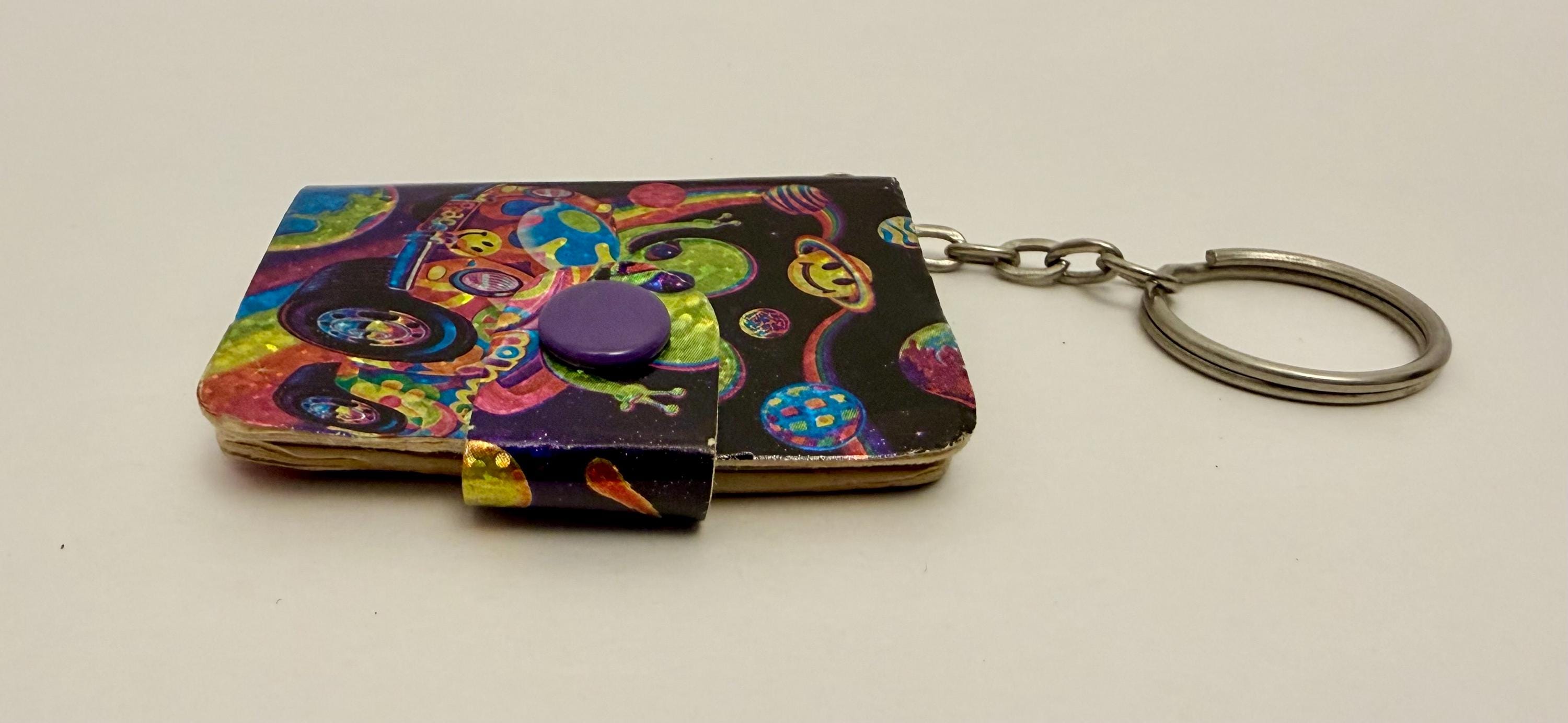 Lisa Frank Aliens Zoomer & Zorbit Ride Car Keychain Miniature Notebook ...