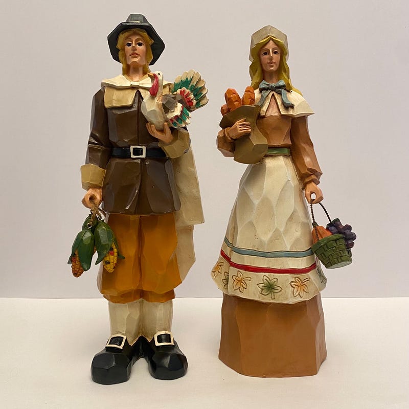 Pilgrim Figurine - Etsy