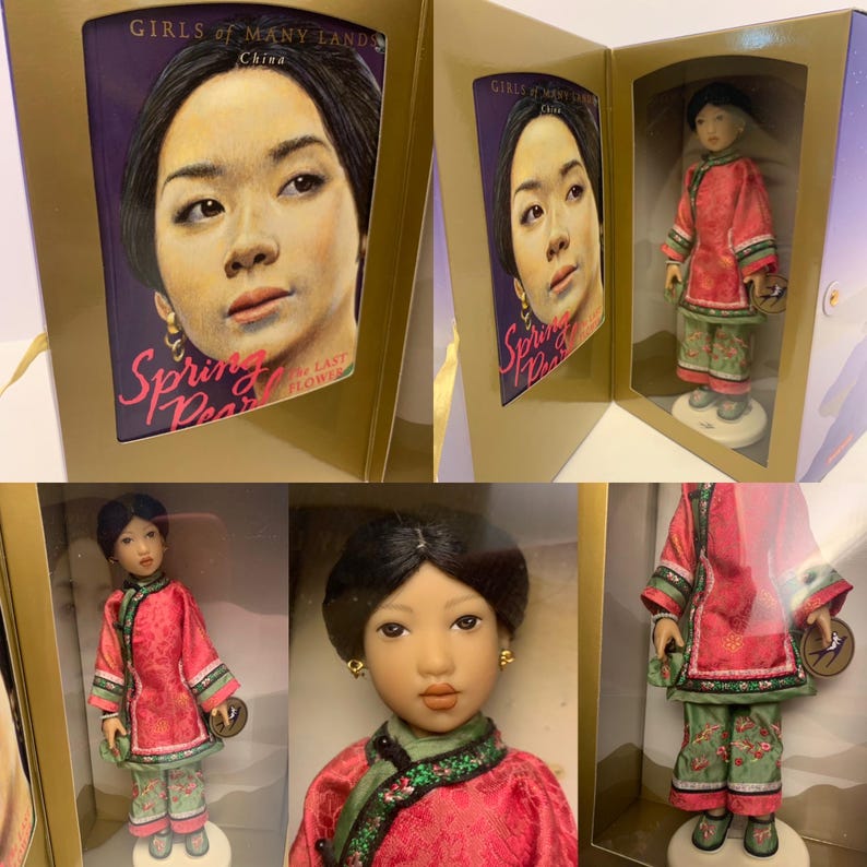 Vintage American Girl~girls of Many Lands~ Book, Box & Stands Included ...