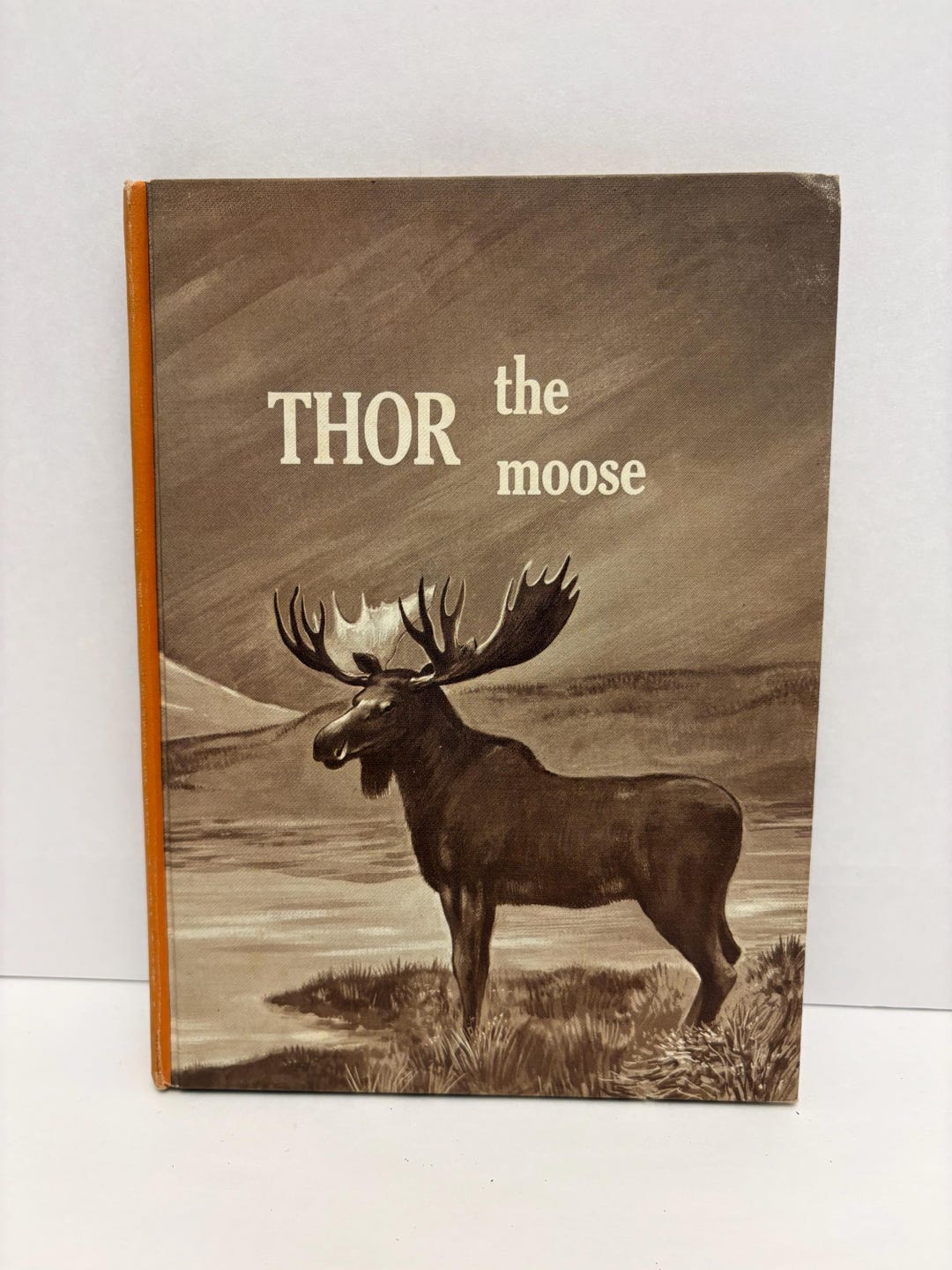 Thor the Moose 1966 Harr Wagner Publishing Wildlife Adventure Series ...
