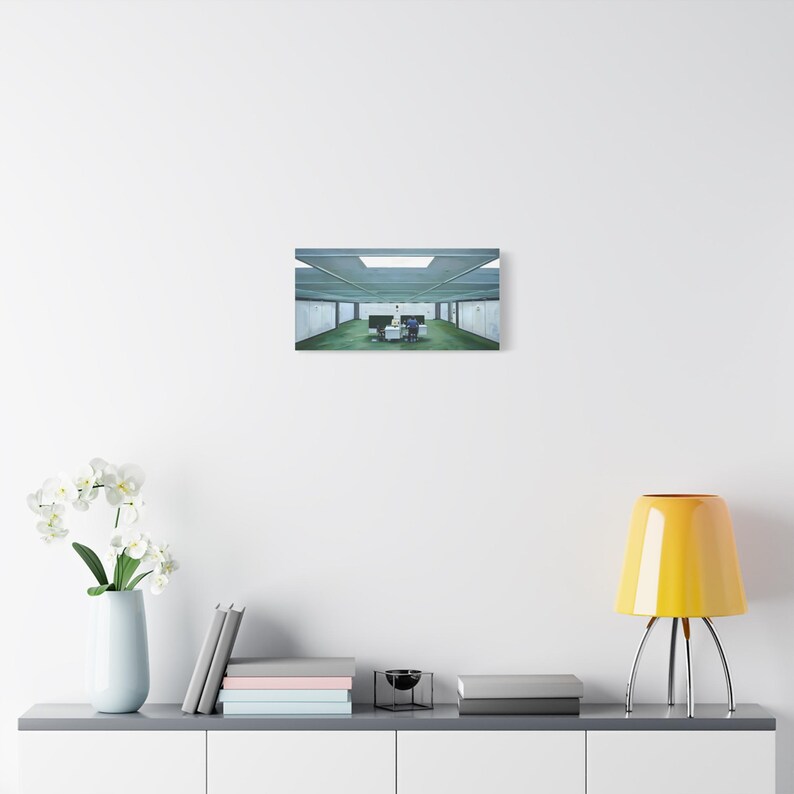 Severance Inspired Office Painting Canvas, Severance Architecture ...
