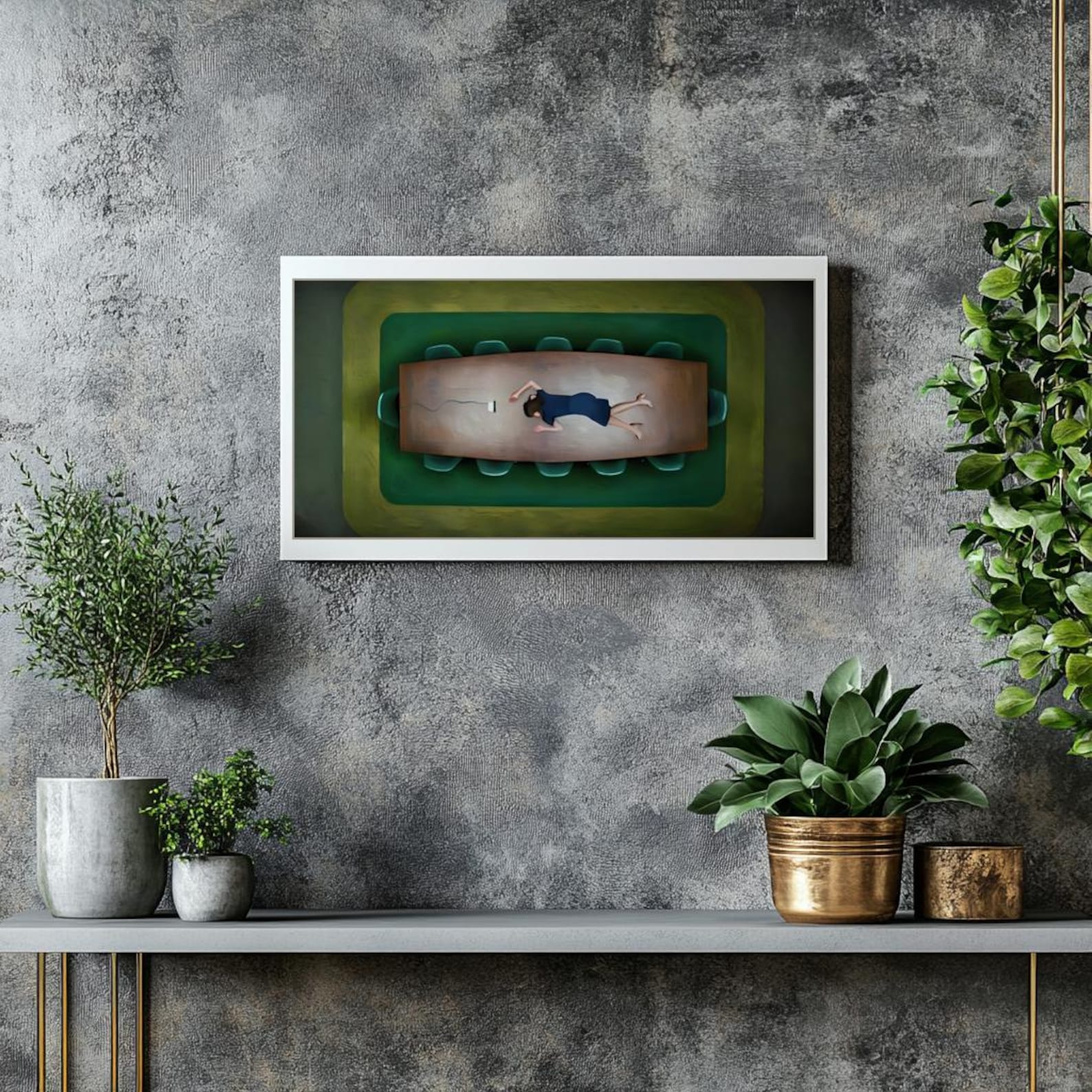 Severance Inspired Painting, Severance Iconic Wall Art, Severance Art, Digital Art, Severance ...