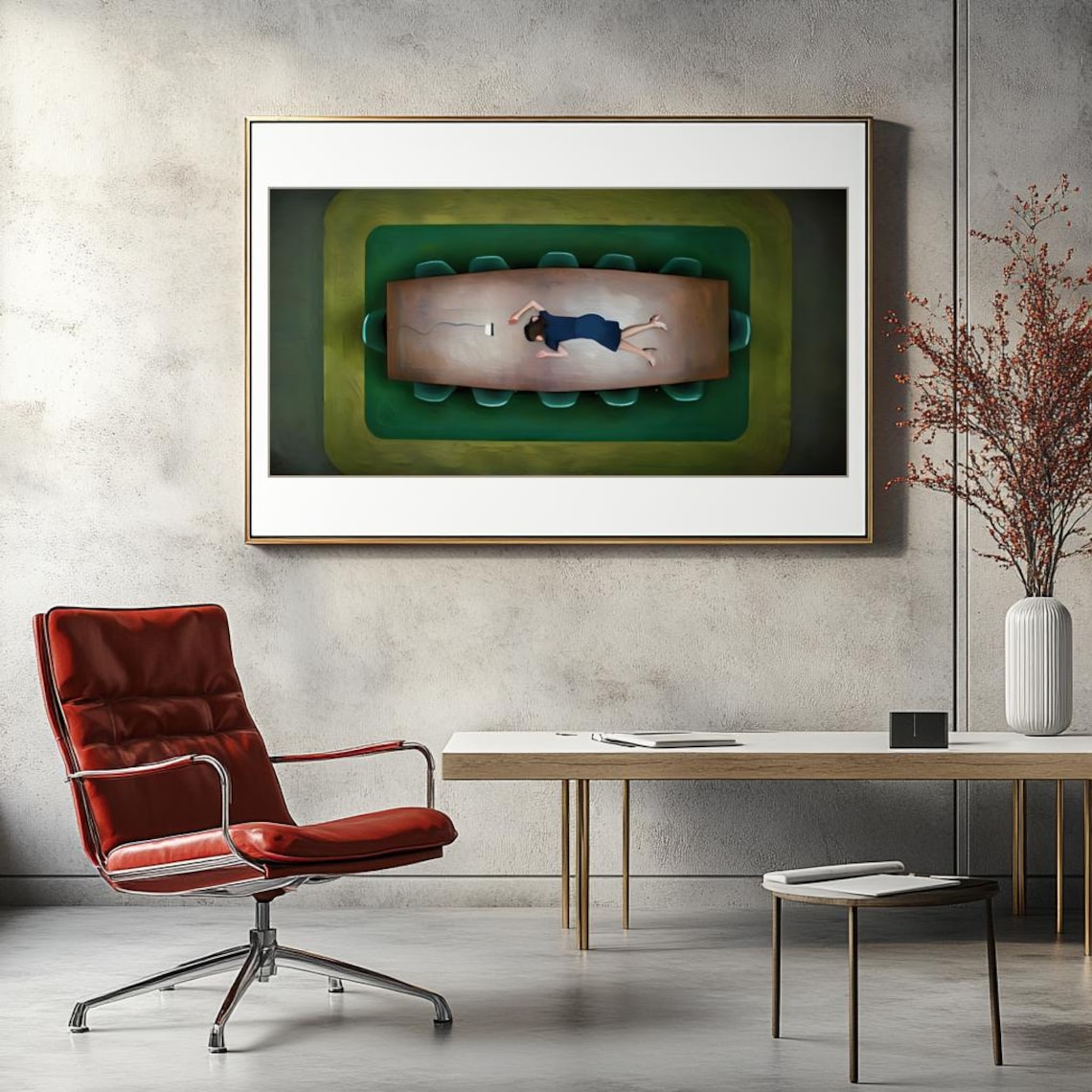 Severance Inspired Painting, Severance Iconic Wall Art, Severance Art, Digital Art, Severance ...