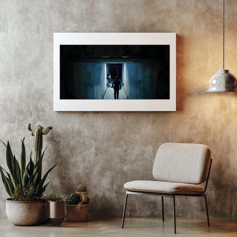 Severance Inspired Art, Severance Scene, Severance Inspired Painting ...