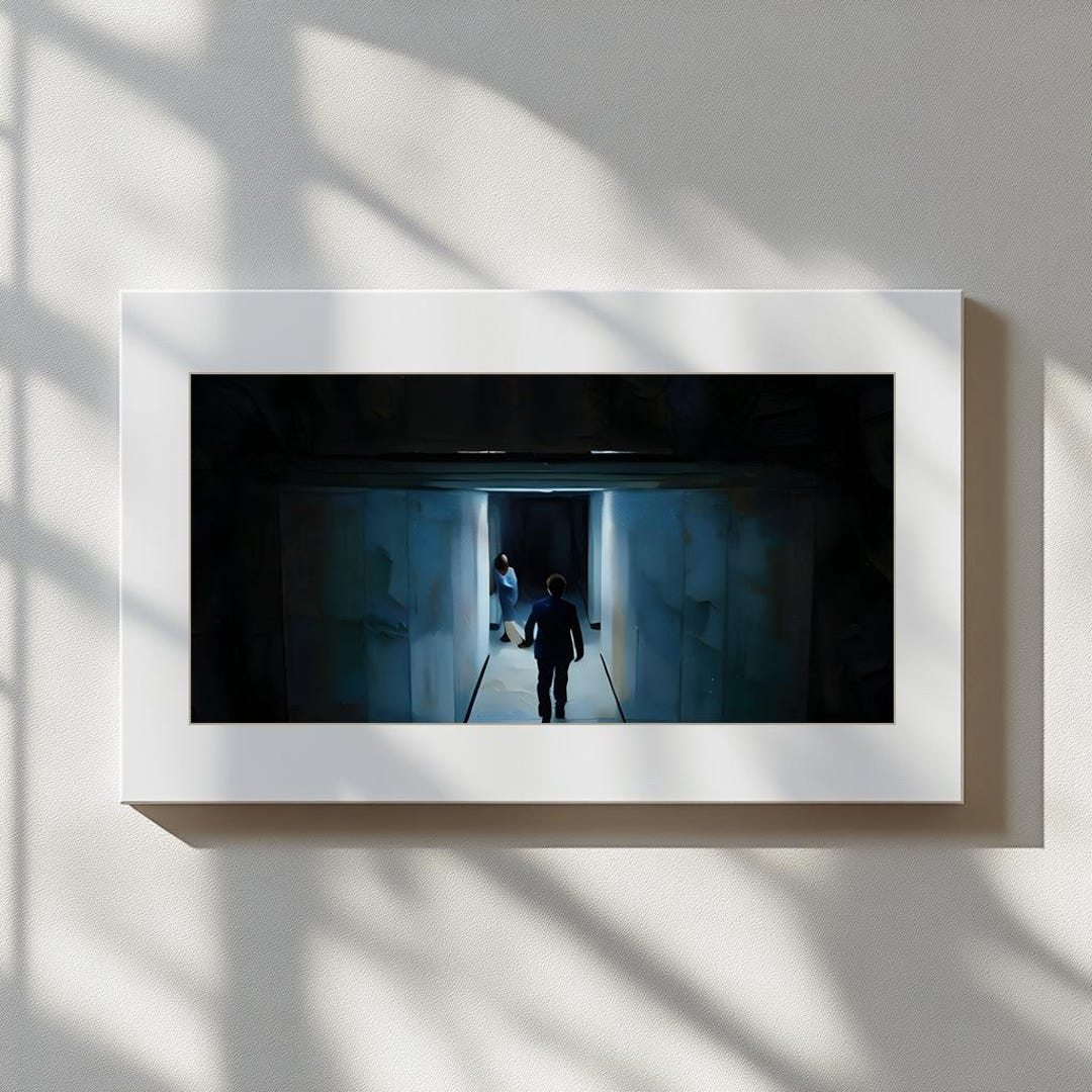 Severance Inspired Art, Severance Scene, Severance Inspired Painting ...