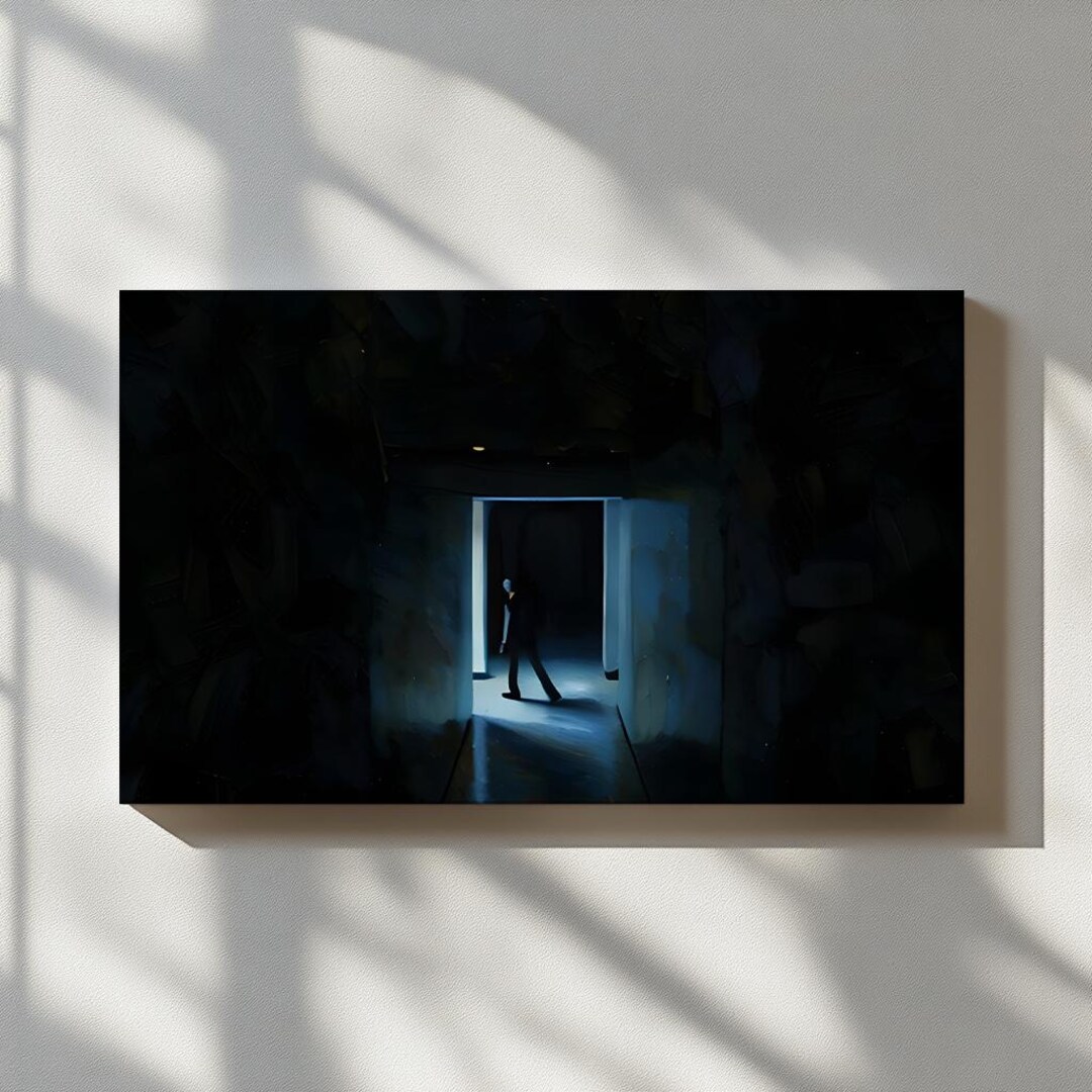 Severance Art, Severance Dark Scene, Severance Inspired Painting ...