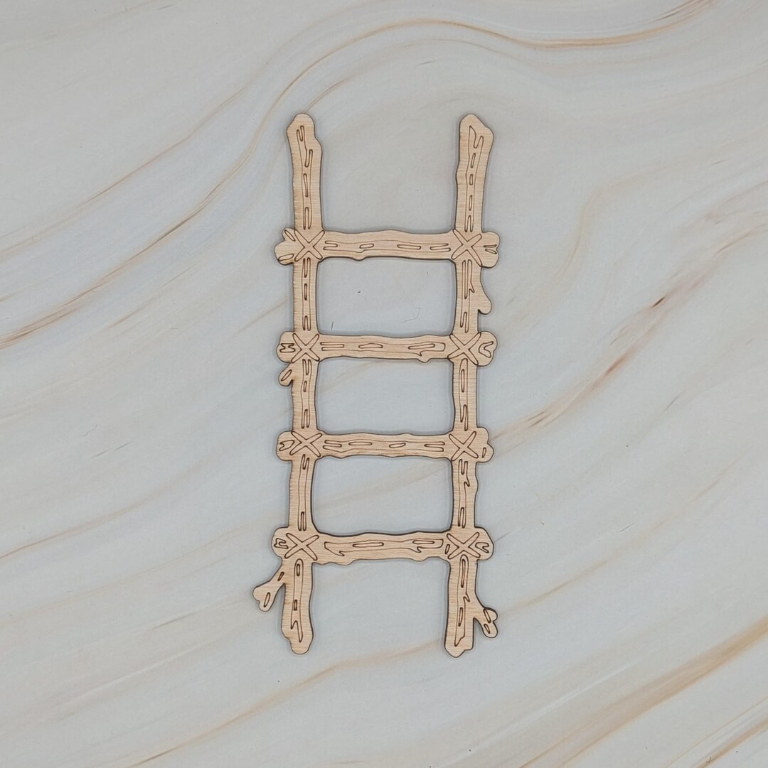 Fairy House Ladder. Wooden Twig Fairy Ladder Décor for Fairy Houses ...