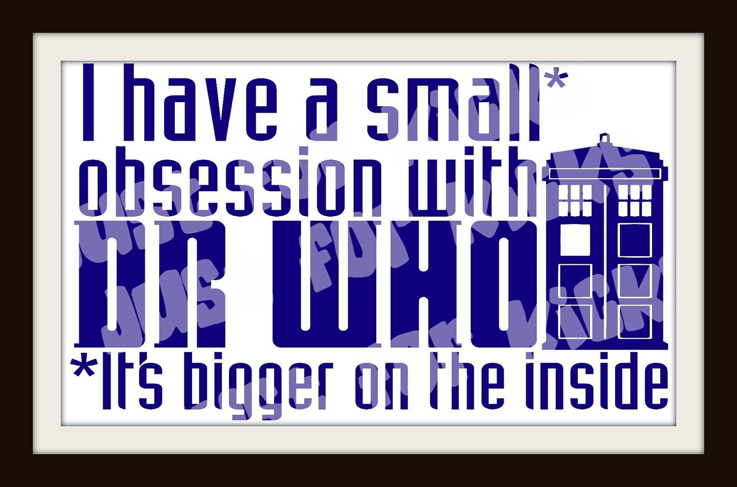Dr Who Obsession SVG Cut File DXF PNG | Etsy