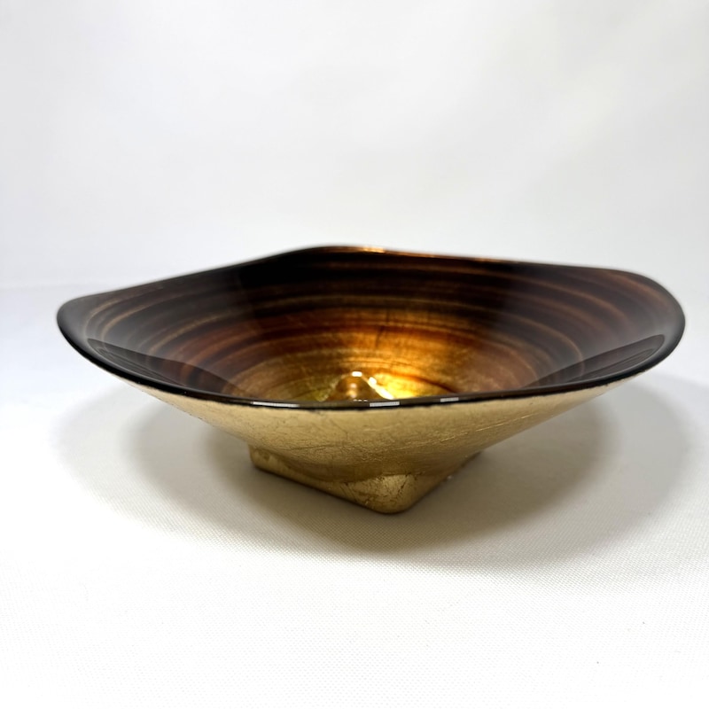 Vintage Italian Glass Bowl - Etsy