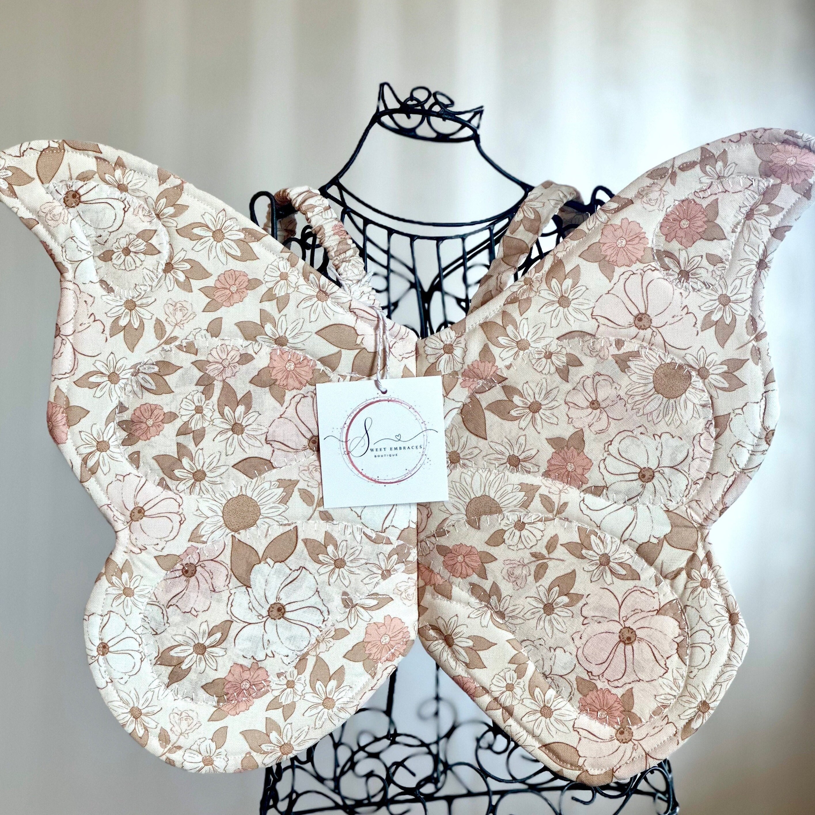 Boho Blush Butterfly Wings, Imaginative Play - Etsy