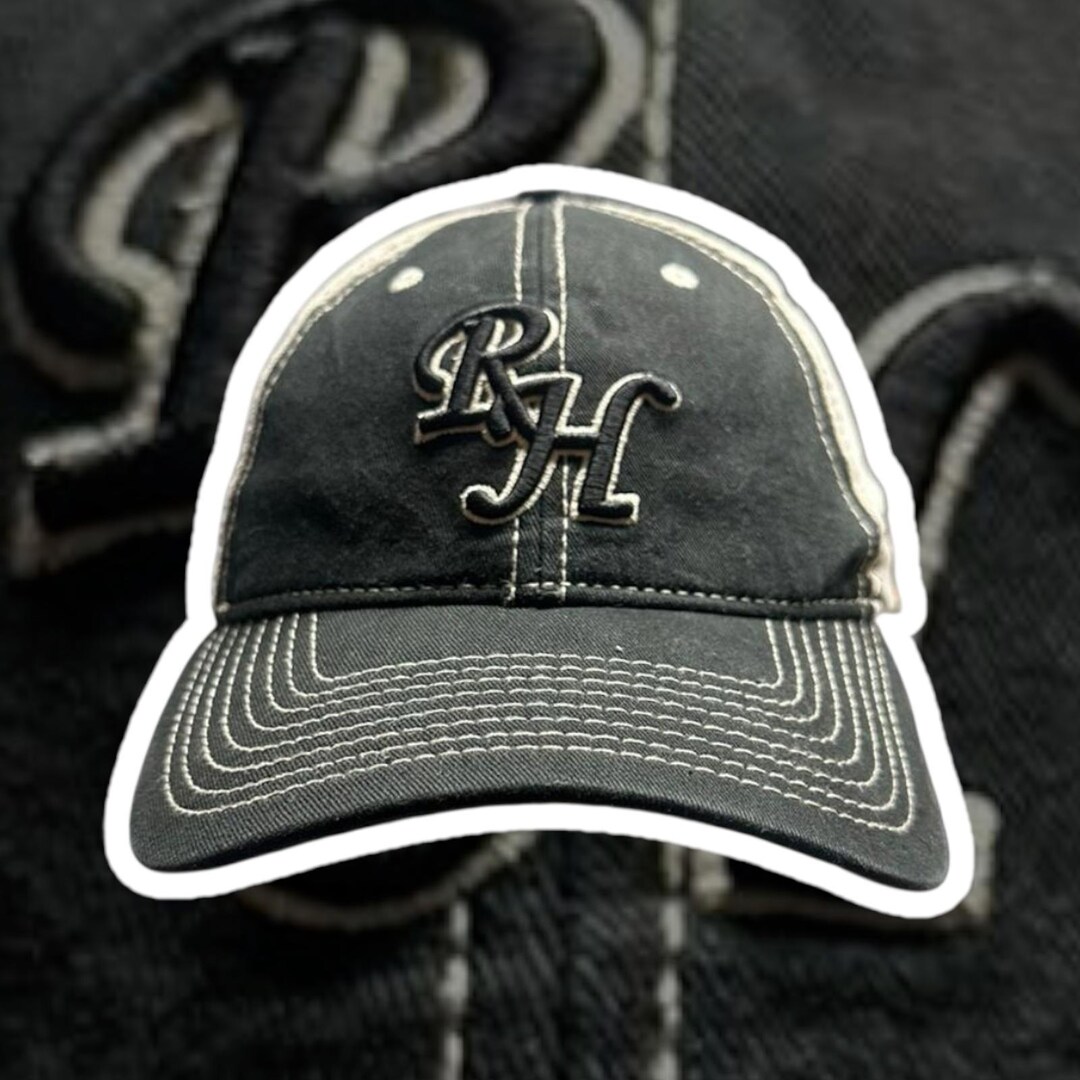 New Era Black & Cream Cap With RH Logo - Etsy