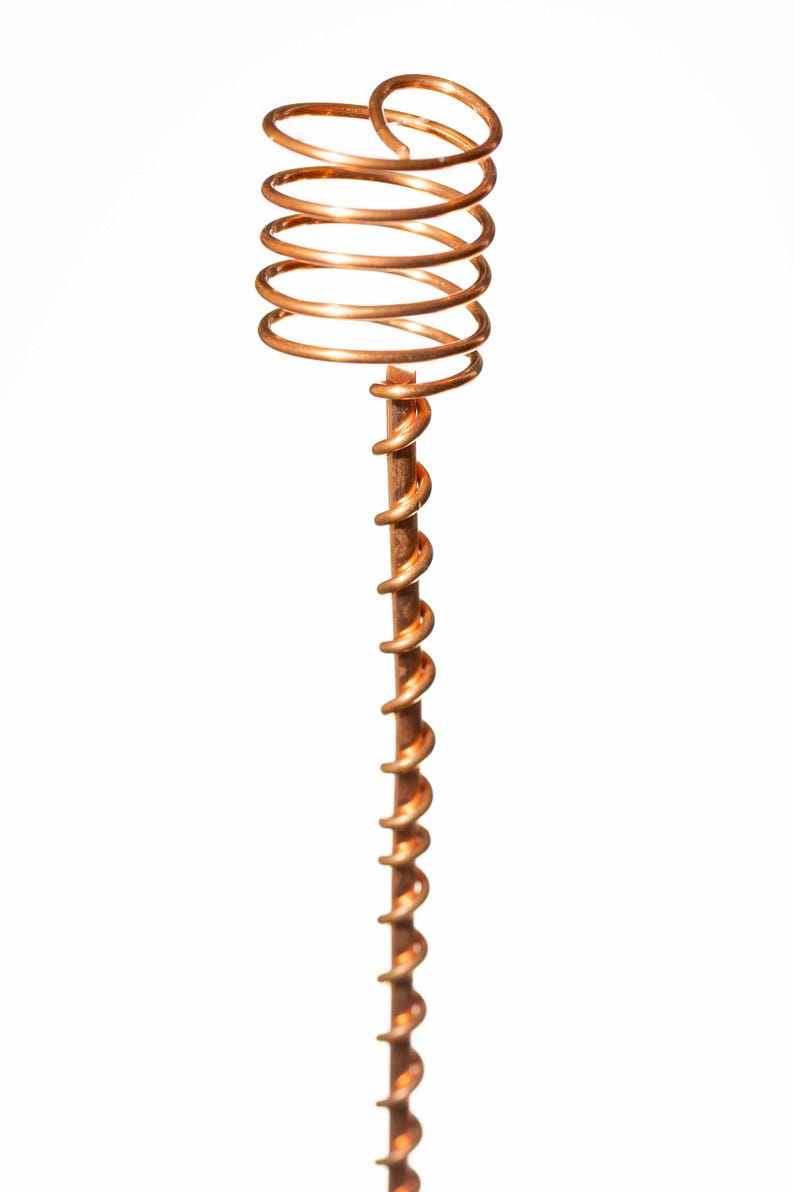 Traditional Electroculture Grows Plant Stakes - Solid Copper Forever ...
