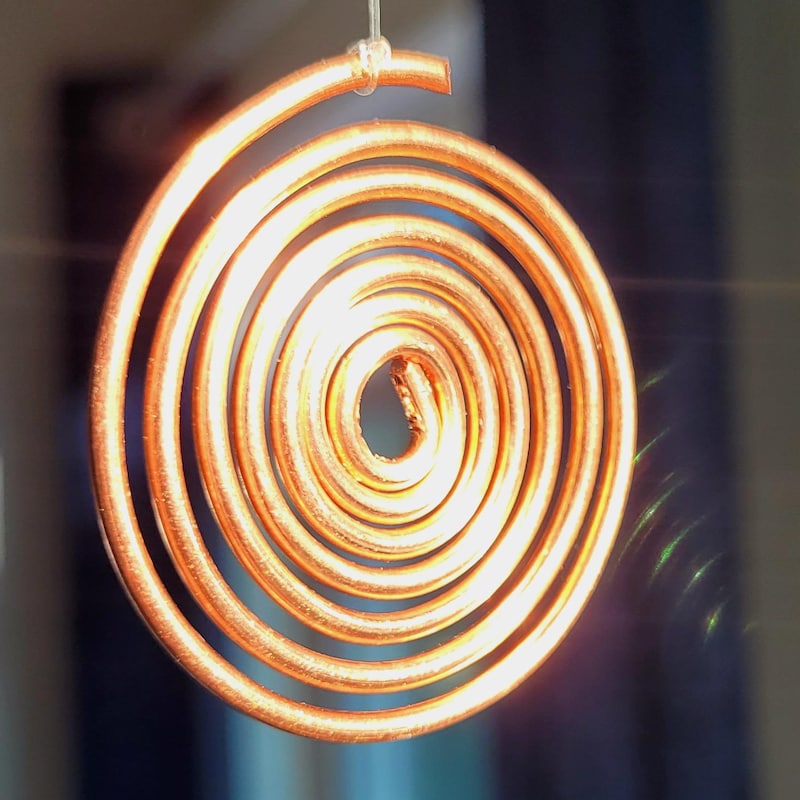 Copper Spiral Coins - Etsy