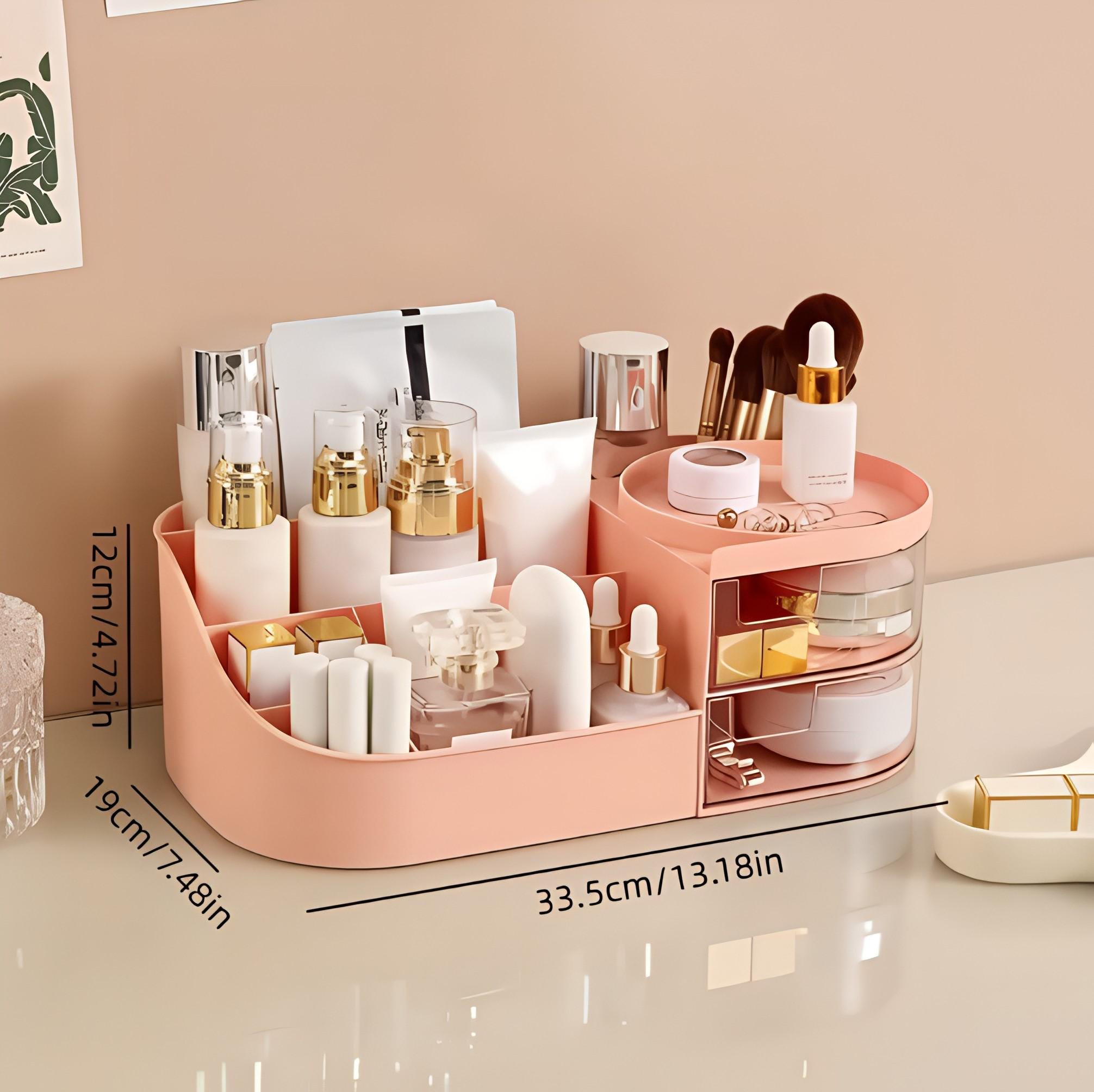 Makeup Organizer, Cosmetic Storage Box, Large Capacity, Cosmetic ...