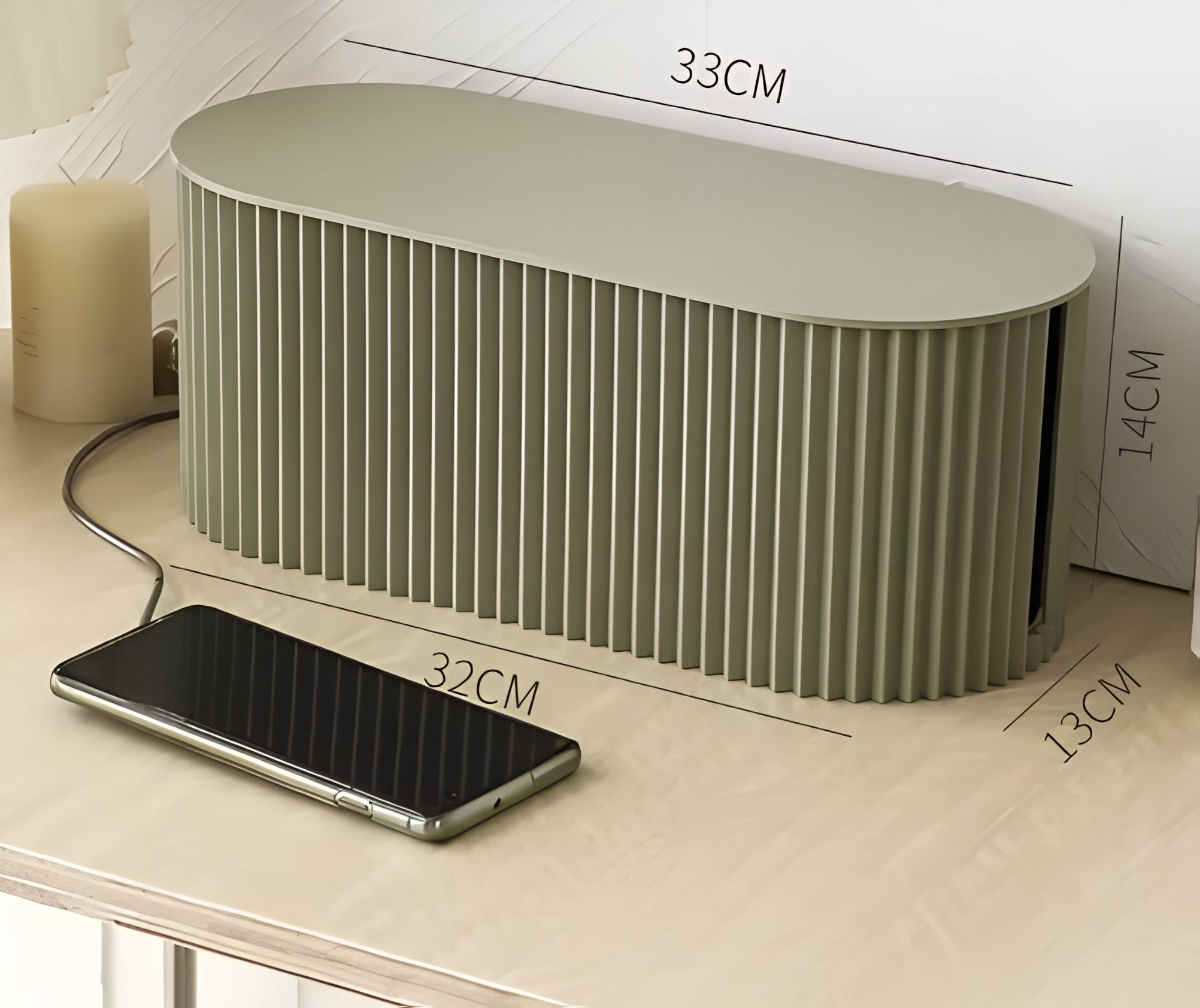 Cable Wire Organizer Storage Box, Large Capacity, Cable Management Box ...