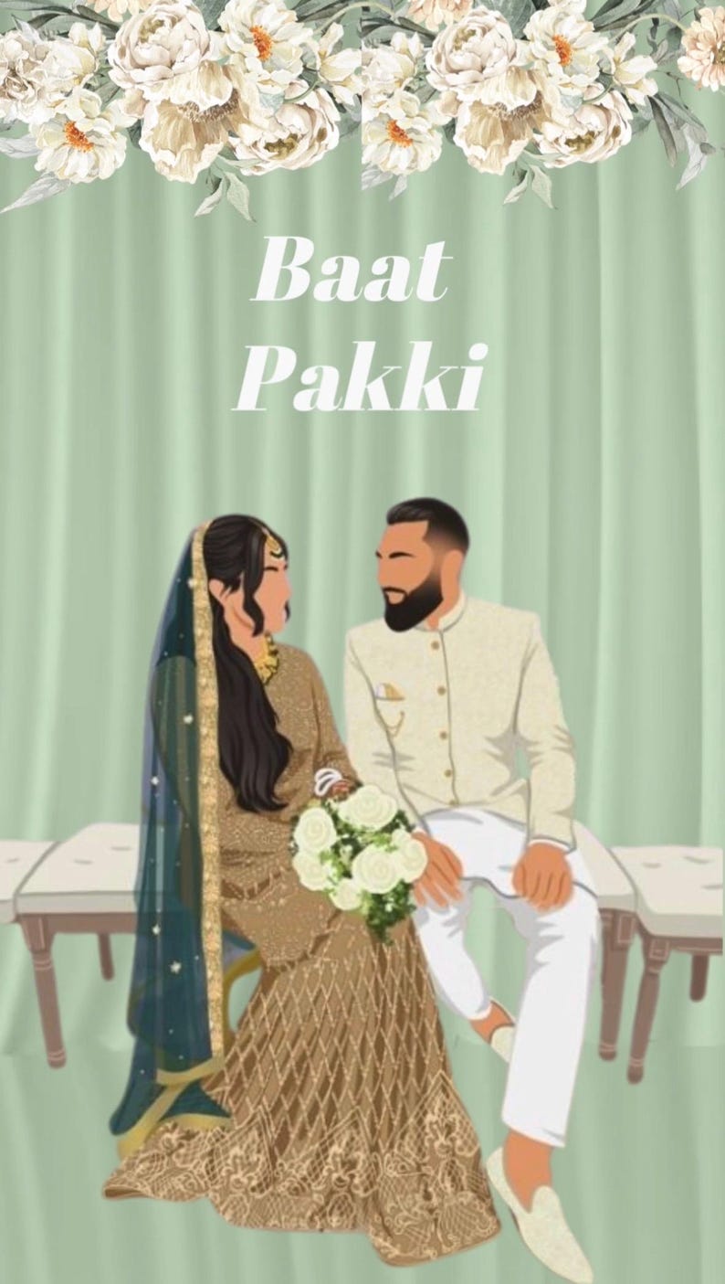 Digital Baat Pakki Invitation - Etsy