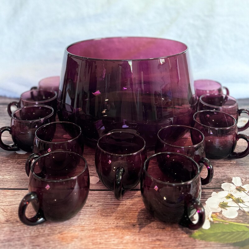 Punch Bowl - Etsy