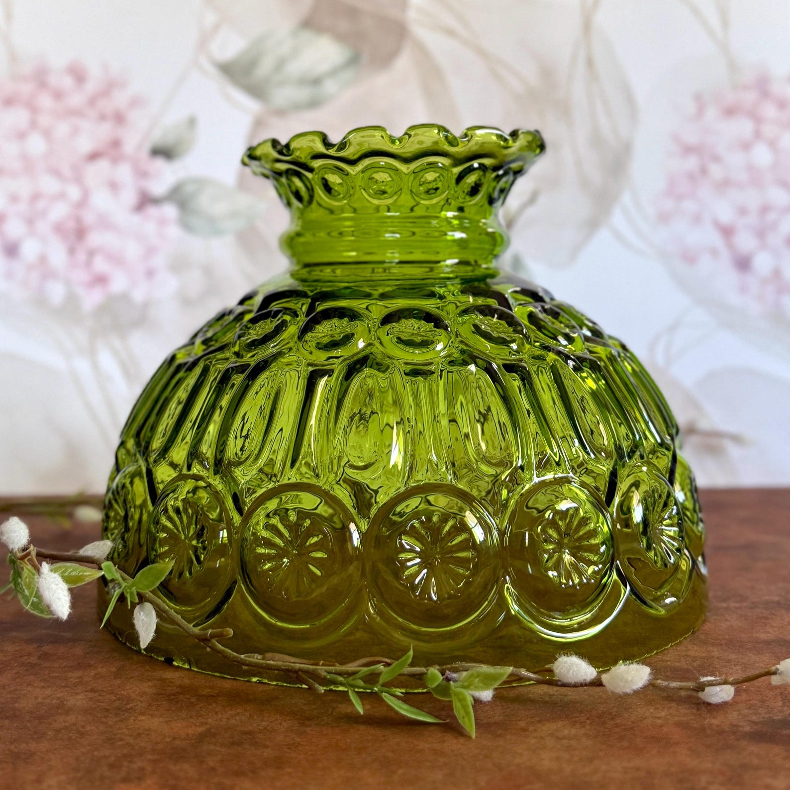 Moon and Star Apple Green 10” Lamp Shade by L.E. Smith - Colorful ...