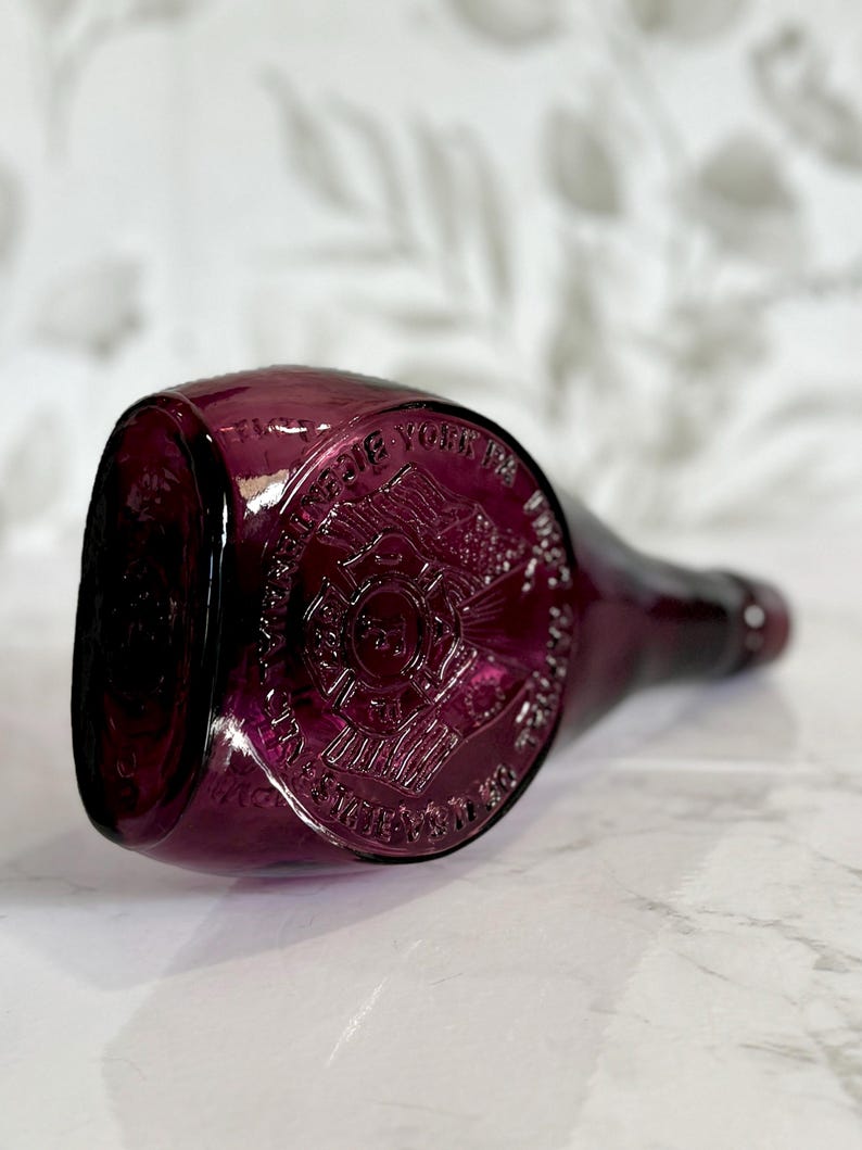 Pair of Blue & Purple Hand Blown Clevenger Brothers 1973 Bicentennial ...