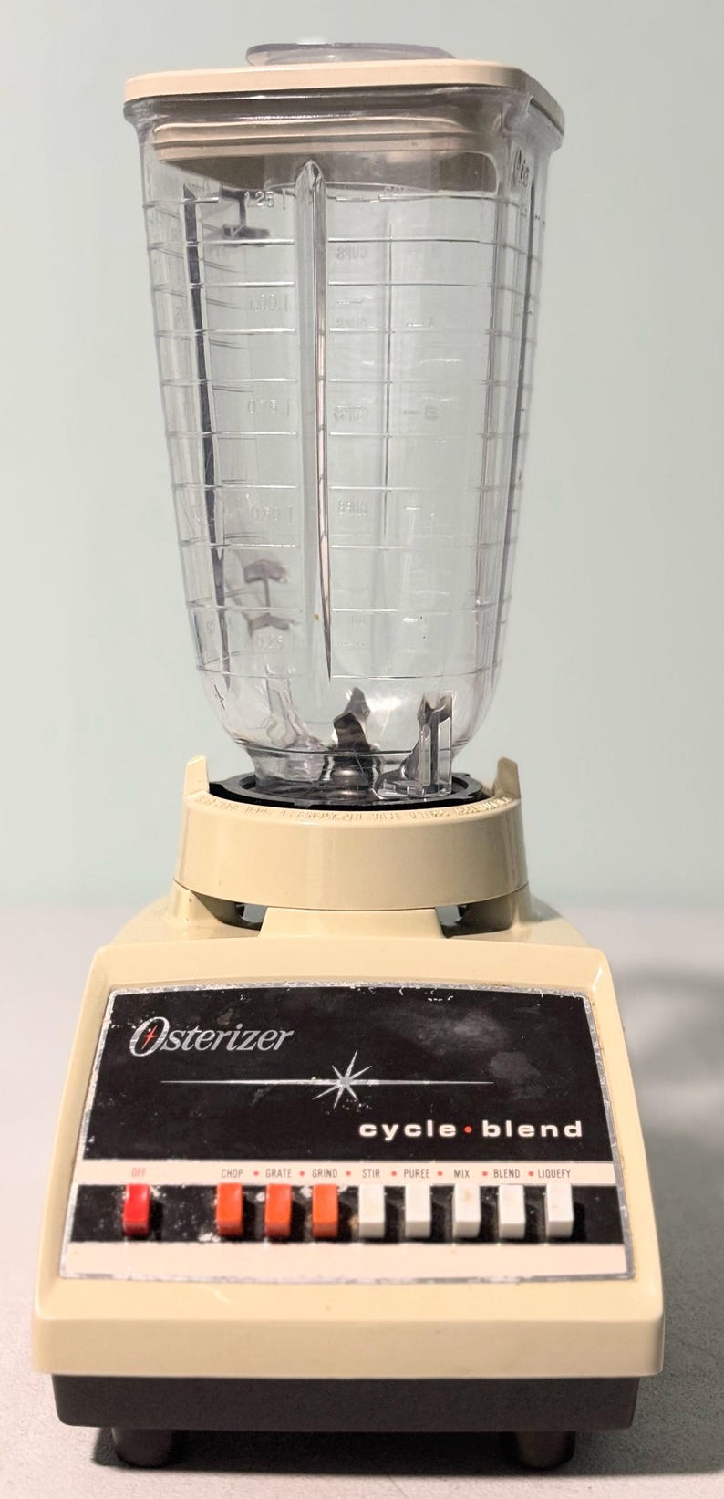 Vintage Retro Almond Osterosterizer Oster Blender Plastic Pitcher Made ...