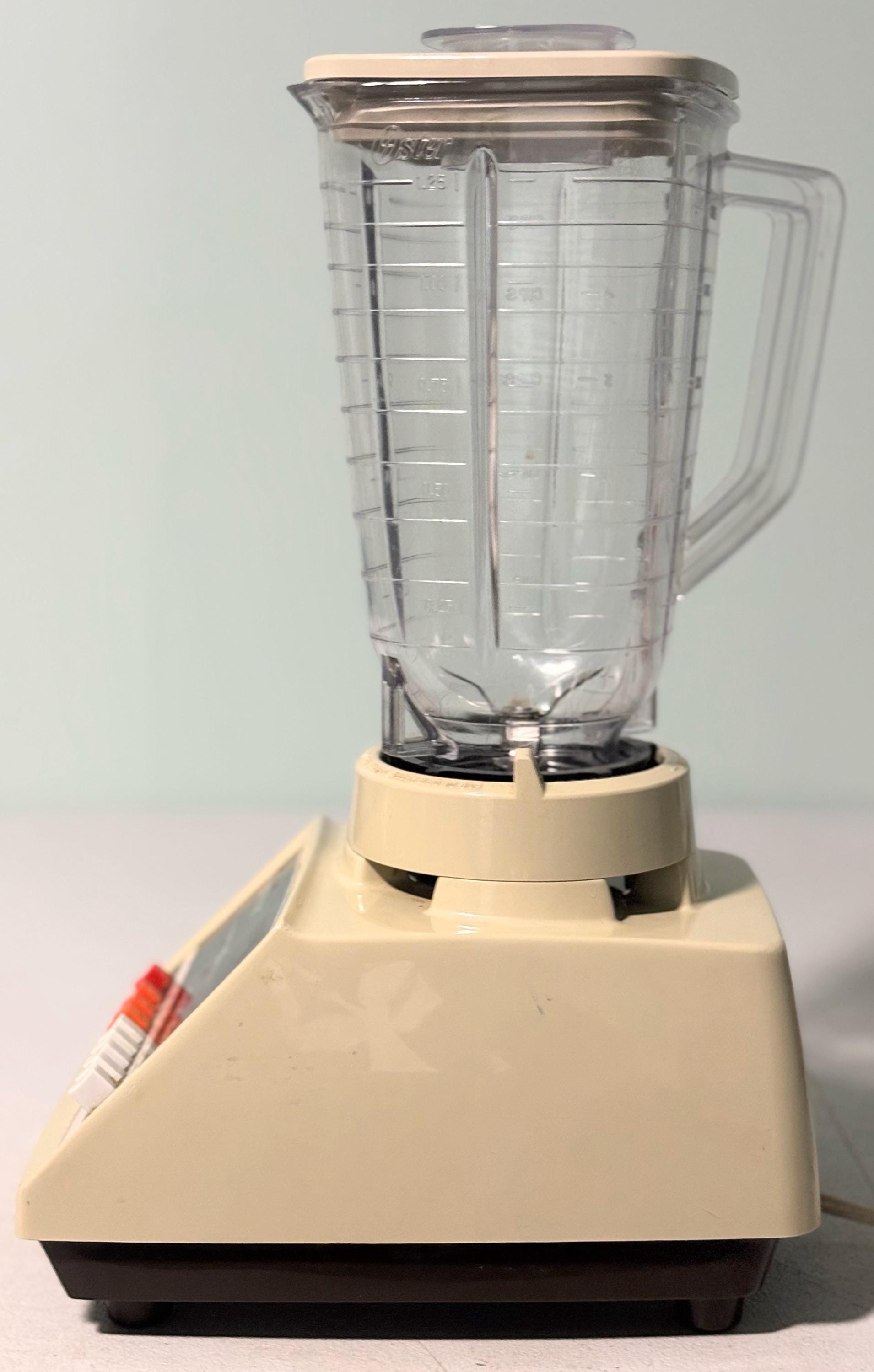 Vintage Retro Almond Osterosterizer Oster Blender Plastic Pitcher Made ...