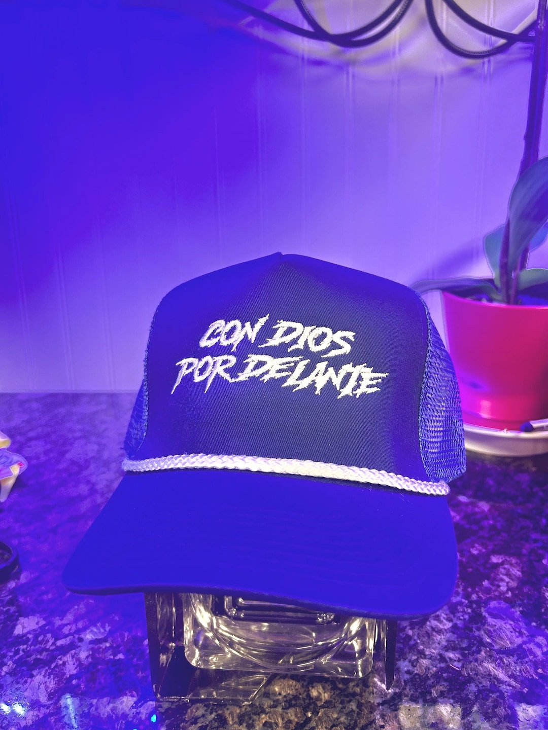CUSTOM Con Dios Por Delante Trucker Hat Multi-colors, With God Ahead of ...