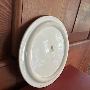 Vintage Hand Painted German Porcelain Floral Round Plate - Etsy