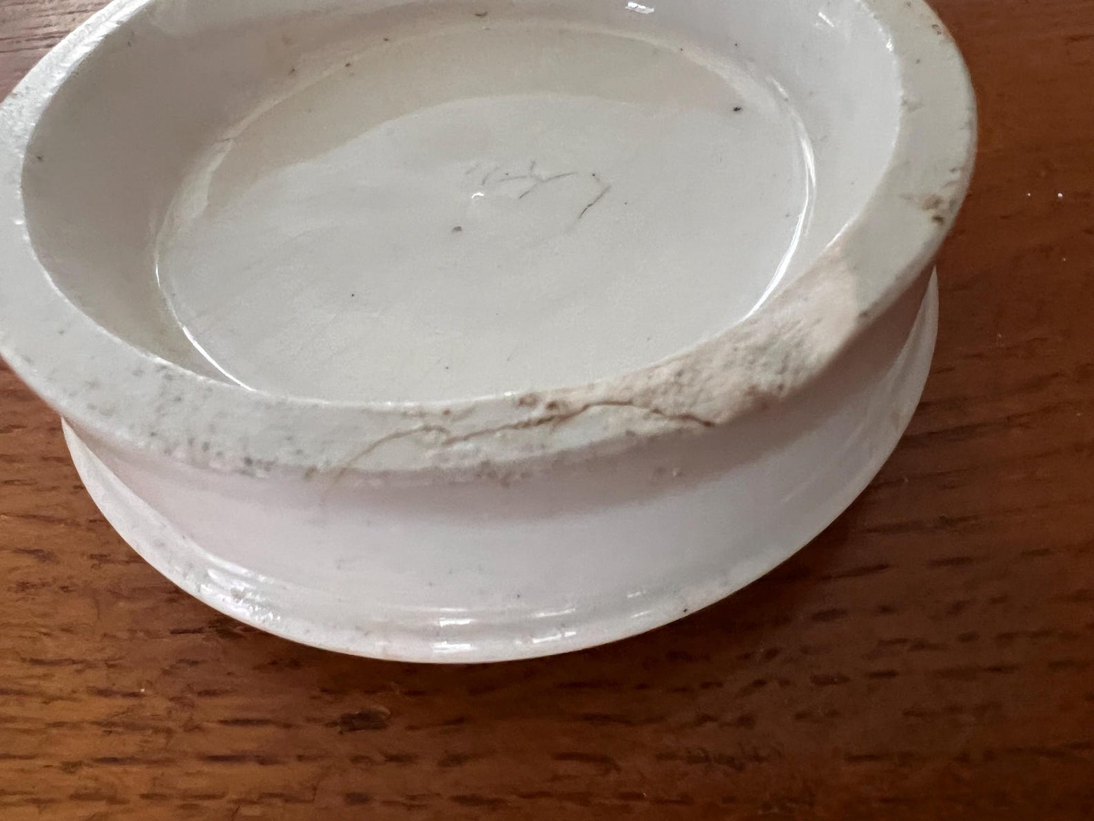 Antique English Toothpaste Ceramic Lid |wood Areca Nut Toothpaste | A ...