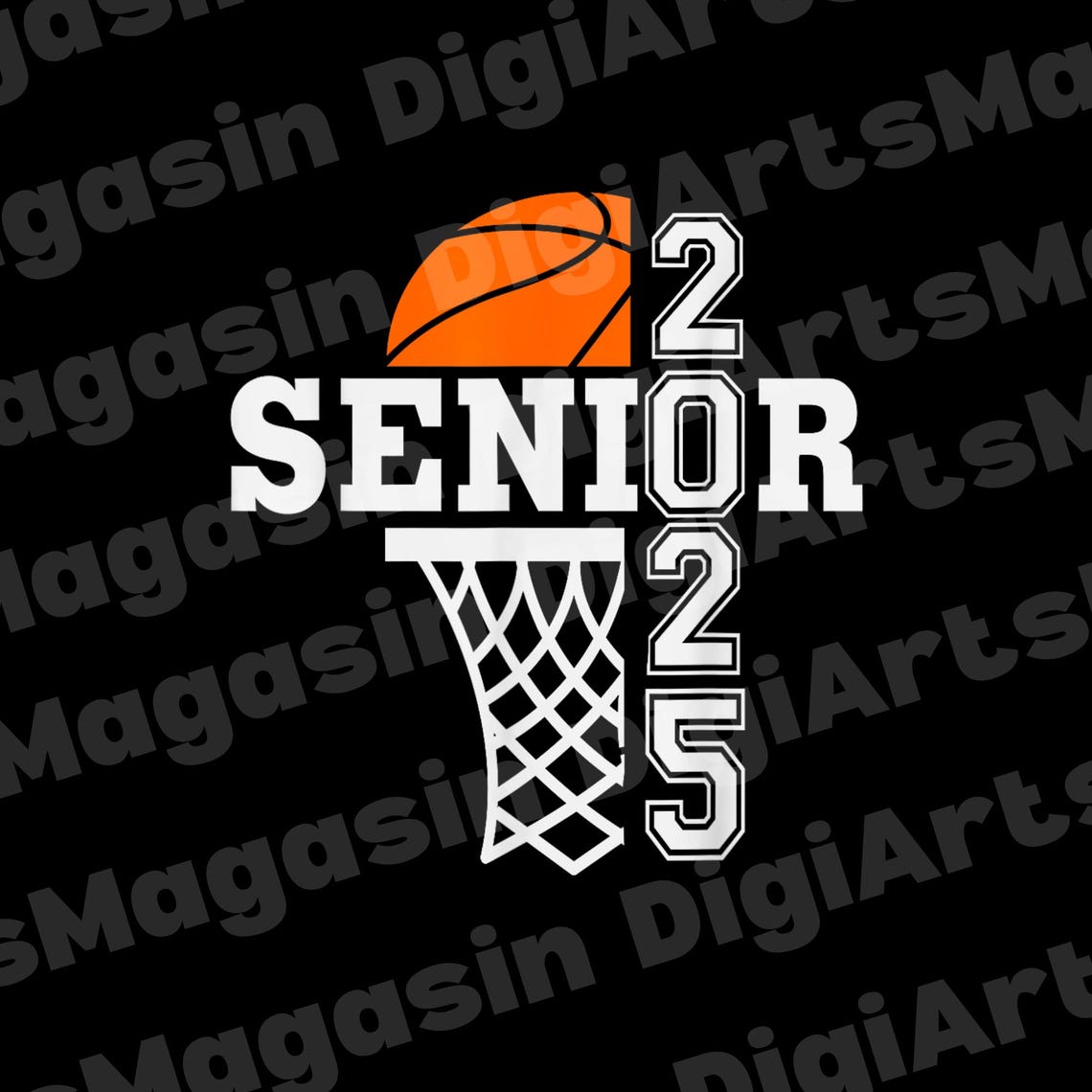 Senior Class of 2025 Basketball PNG Design for T-shirt Sublimation ...