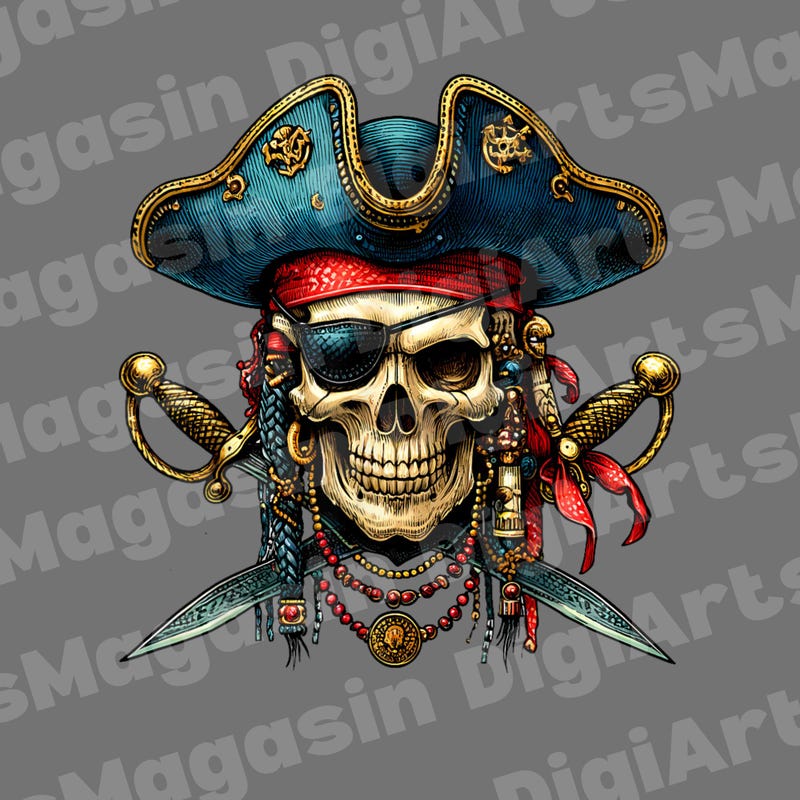 Pirate Talking Skull - Etsy