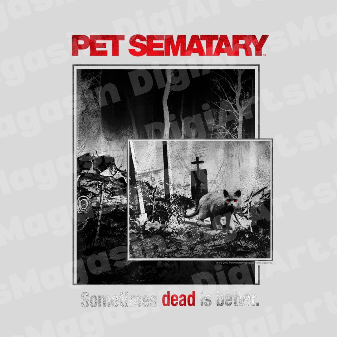Pet Sematary Cat PNG | Horror T-shirt Design (digital Download) - Etsy