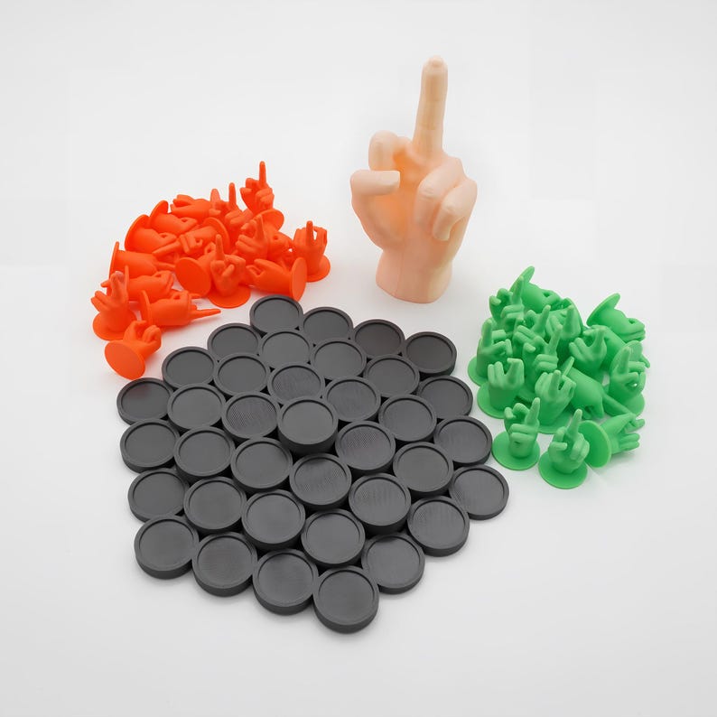 Middle Finger Balancing Game - A Strategic and Hilarious Party Game - Etsy