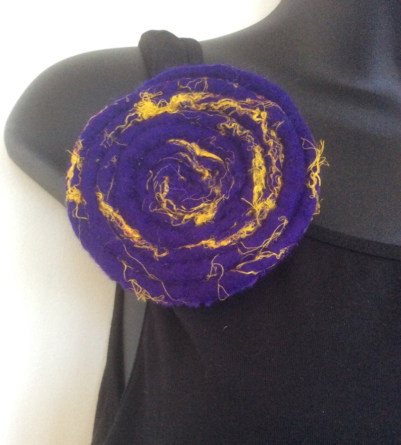 HANDMADE FELT BROOCH, Pin, Felt Jewellery, Fashion Pin, Large Brooch ...