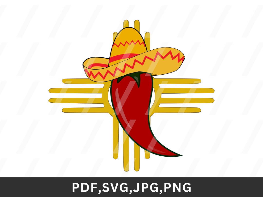 Zia Symbol SVG, Zia Red Chile, Zia Flag Symbol, Zia Symbol PDF , PNG ...
