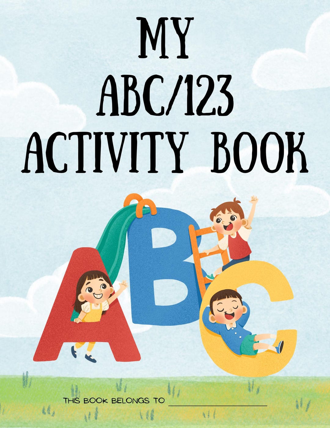 Printable Preschool Activity Book – ABC & 123 Tracing, Shapes, Days of ...