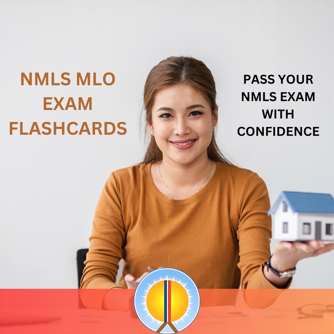 NMLS MLO Exam Prep - 56 Tabular Flashcards - Etsy